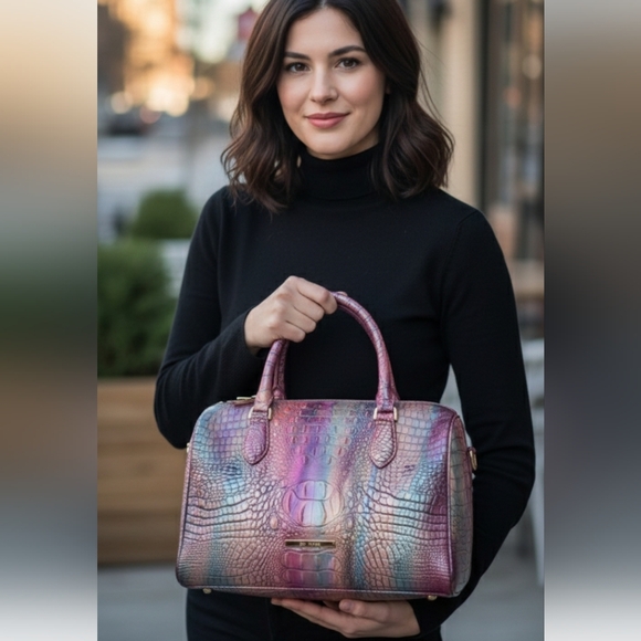 Brahmin | Bags | Brahmin Stacy Magical Mini Melbourne Satchel ...